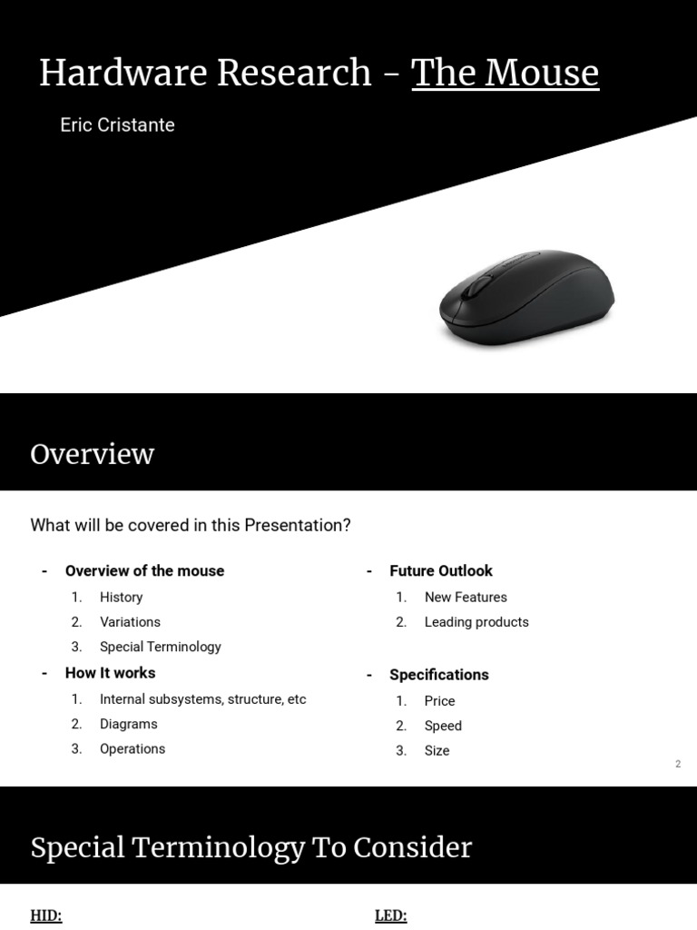 Hardware Research - Mouse 2 | PDF | Usb | Sensor
