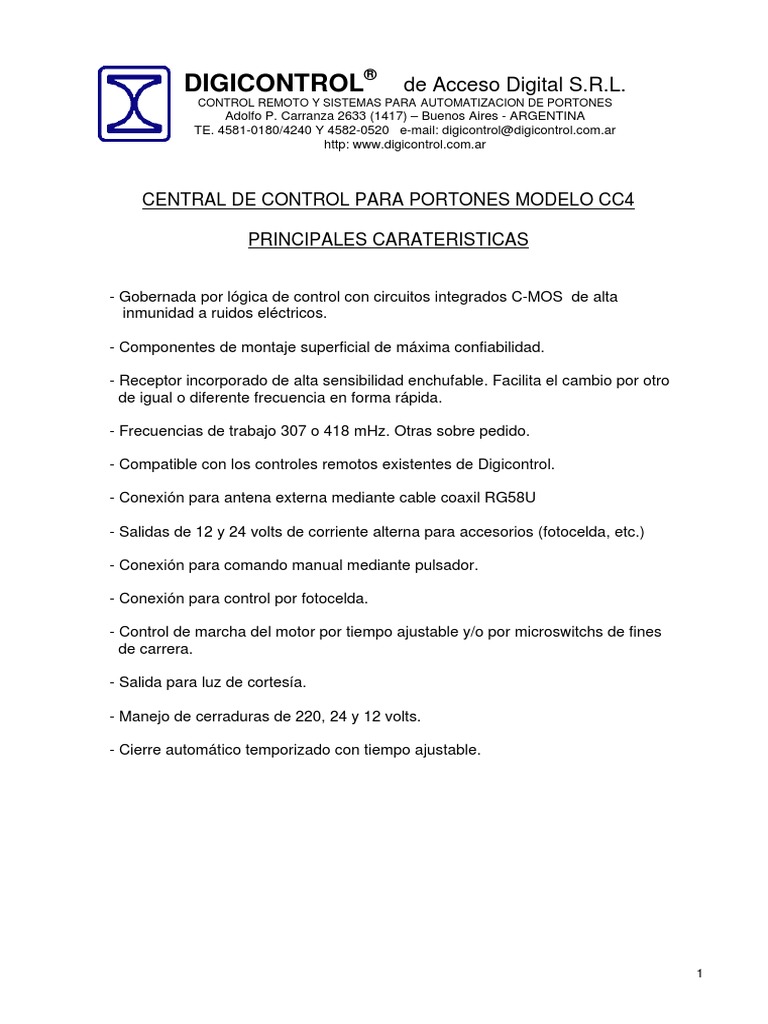 Manual CC4 | PDF | Electrónica | Ingenieria Eléctrica