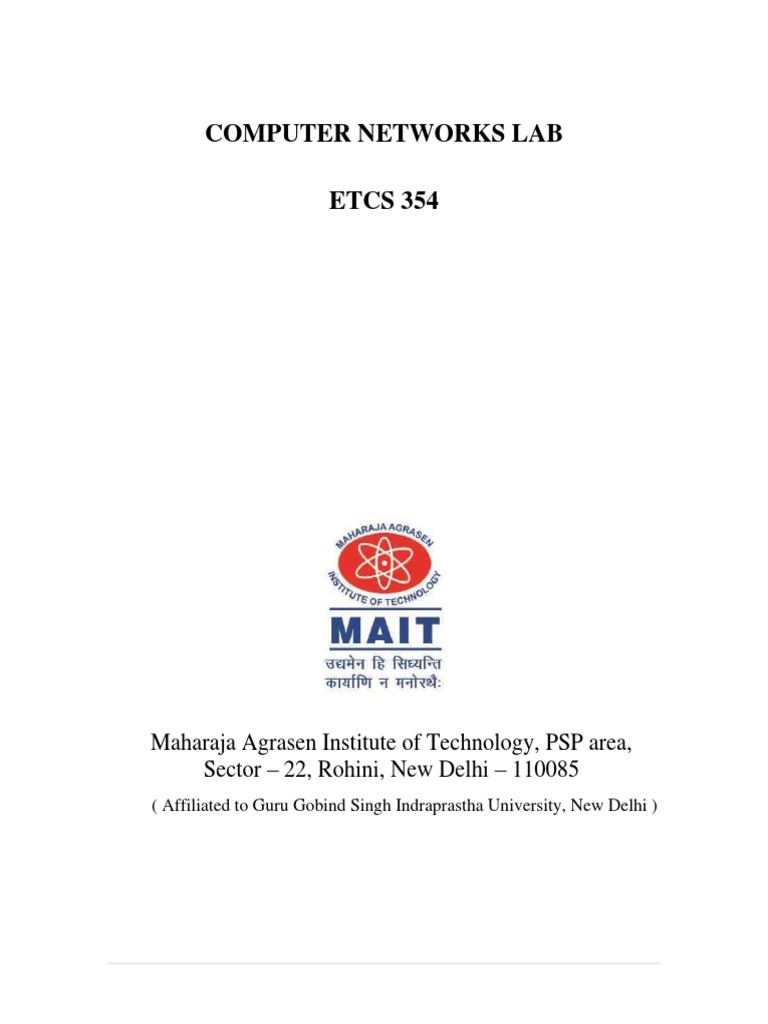 IPU Computer Network File Sem-6 | PDF | Simulation | Transmission ...