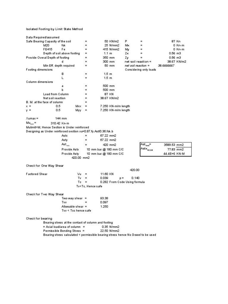 All Type of Footing Design | PDF | Horticulture And Gardening ...