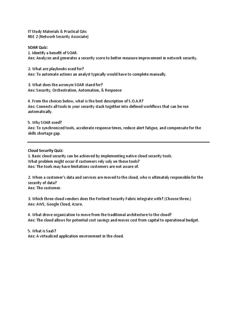 A Comprehensive Review of Network Security Concepts and Technologies Assessed in Multiple Choice ...