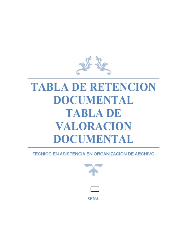 Trabajo Escrito TRD-TVD | PDF | Business | Science