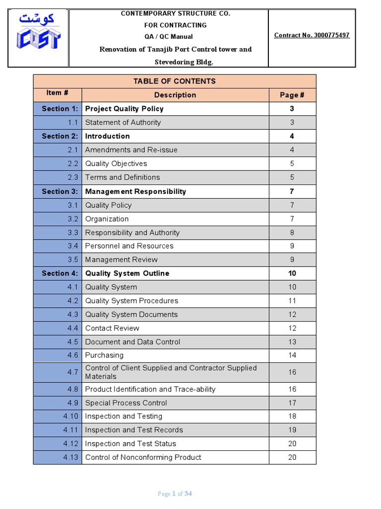 17-QA-QC Manual | PDF | Quality Assurance | Audit