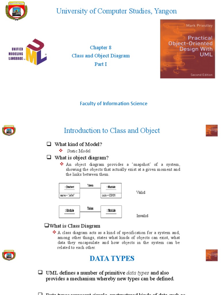Chapter 8 Class and Object Diagram Part I | PDF | Data Type | Class ...