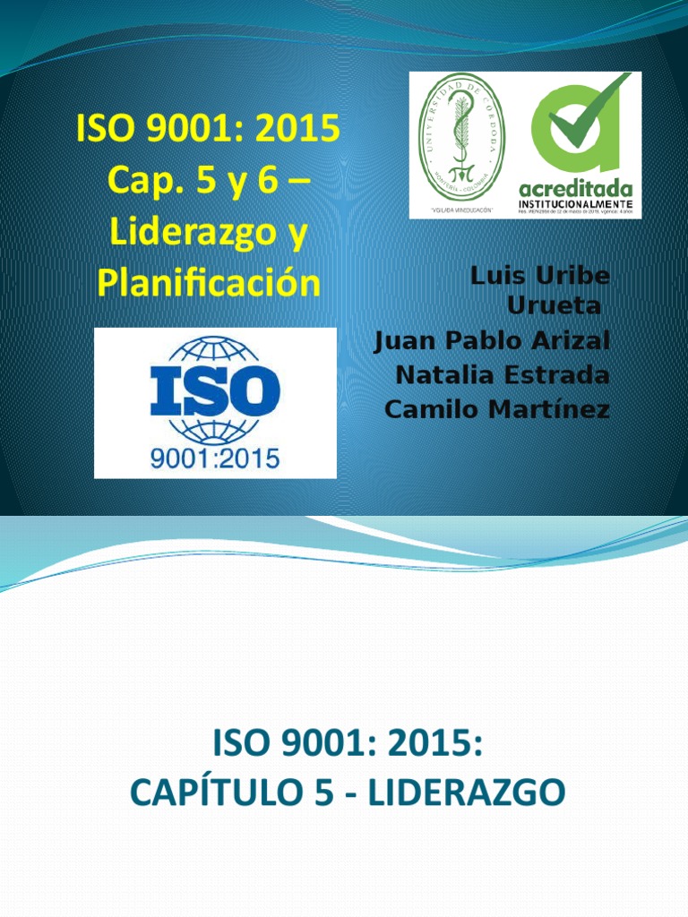 ISO 9001 Cap 5 - 6 | PDF | Gestión de la calidad | Sistema de manejo de ...