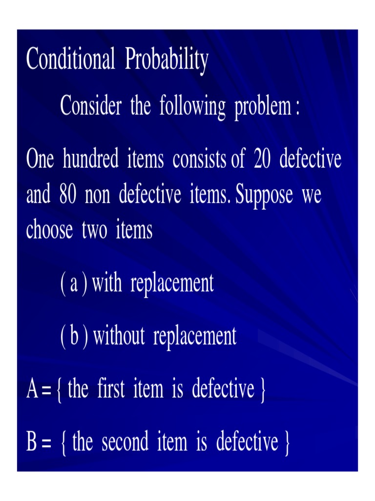 Conditional Probability: Analyzing the Likelihood of Various Outcomes ...
