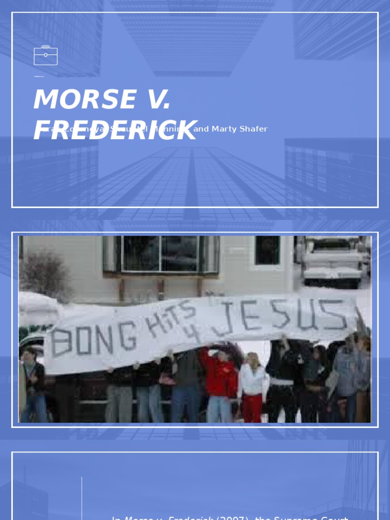 Morse V Frederick | PDF | United States Case Law | United States ...
