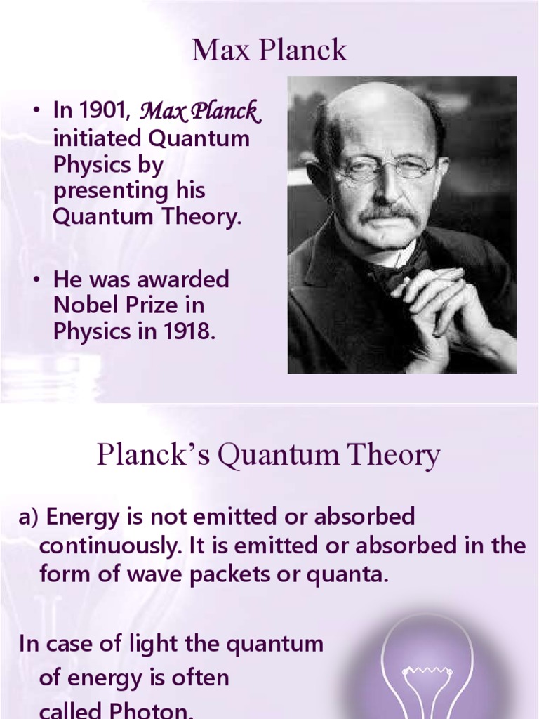 Plank Theory PDF | PDF | Wavenumber | Quantum