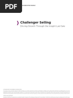 The Challenger Sale Insights and Strategies | PDF | Sales | Mindset