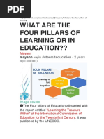 UNESCOs Five Pillars of Education | PDF | Sustainable Development ...