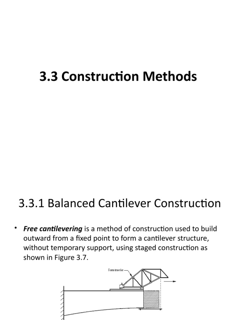 3.3 Construction Methods | PDF | Precast Concrete | Bridge