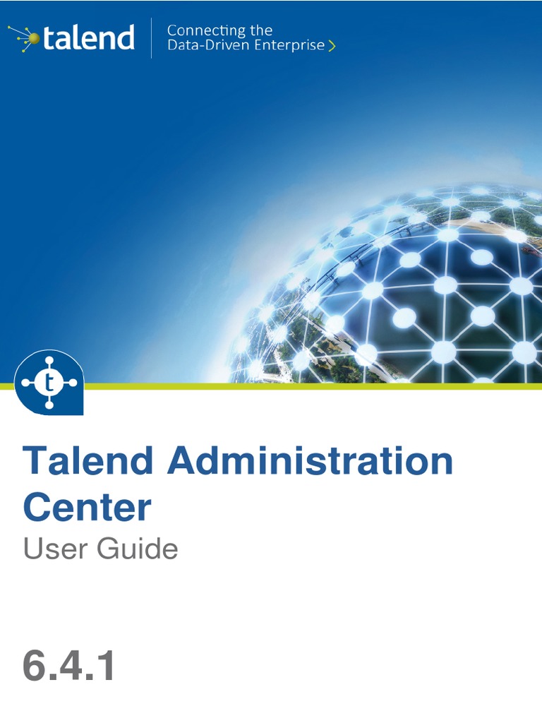 Talend AdministrationCenter UG 6.4.1 EN PDF | PDF | Software Repository | World Wide Web