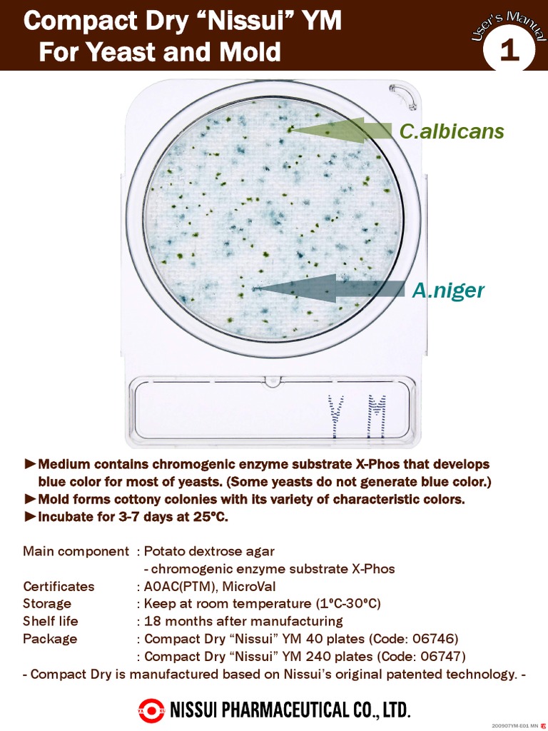 Yeast & Mold Detection with Compact Dry YM | PDF | Nature