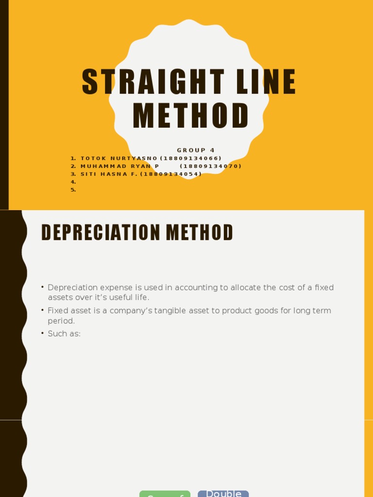 Straight Line Method | Download Free PDF | Depreciation | Financial ...
