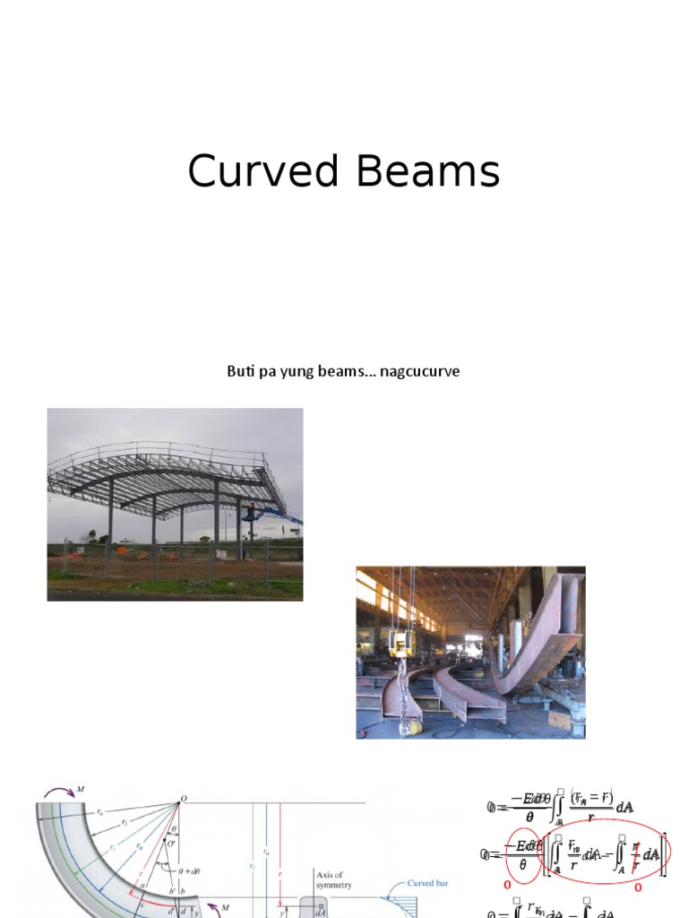 Analysis of Curved Beam Deflection Using Integral Calculus | PDF ...