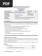 Course Outline - Intermediate Accounting 1 | PDF