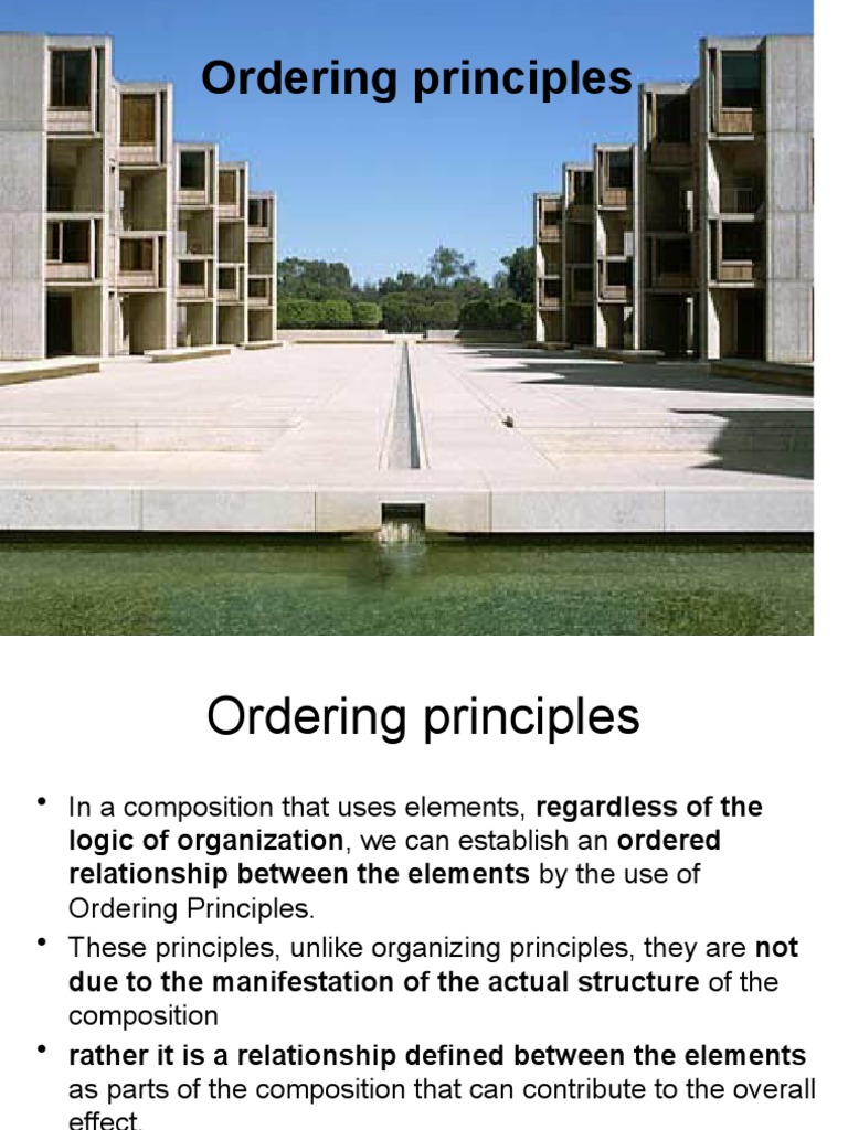 Lecture 7 & 8 Ordering Principles | PDF | Symmetry | Composition ...