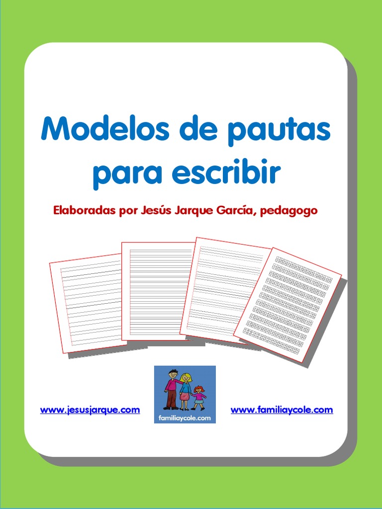 Plantillas de escritura para niños | PDF