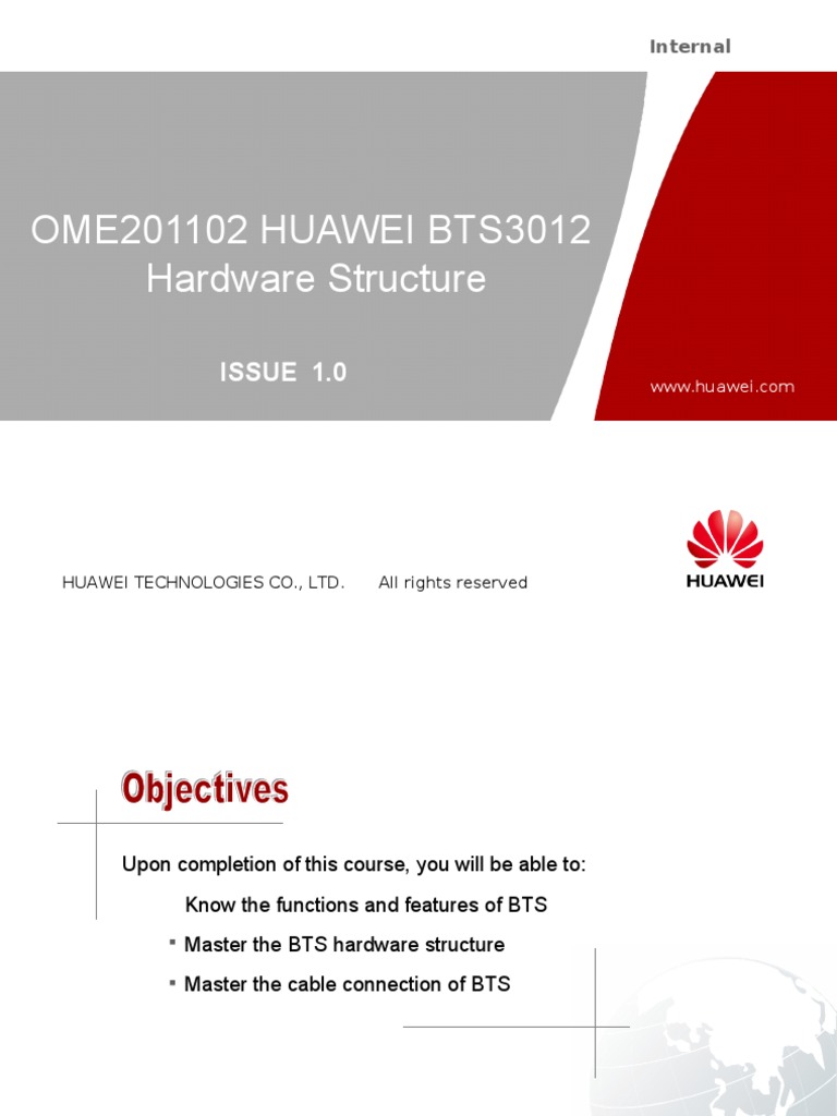 BTS3012 Hardware Structure ! | PDF | Electrical Engineering ...