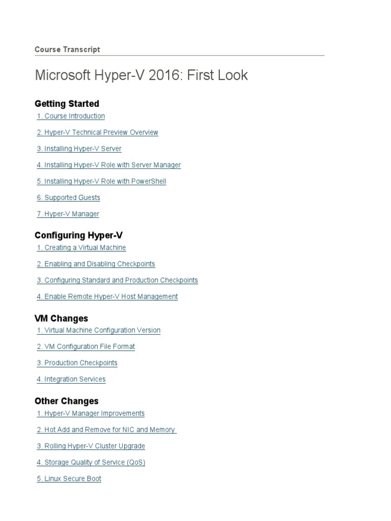 Hyper - V | PDF | Hyper V | Active Directory