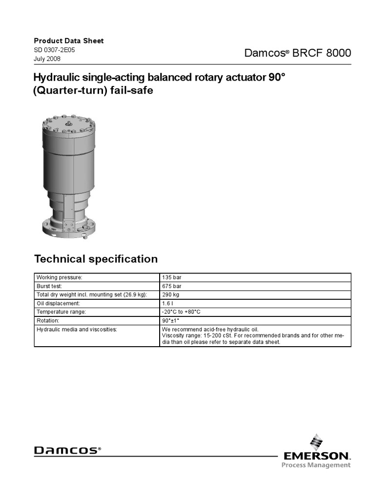 BRCF 8000 | PDF | Mechanical Engineering | Manufactured Goods