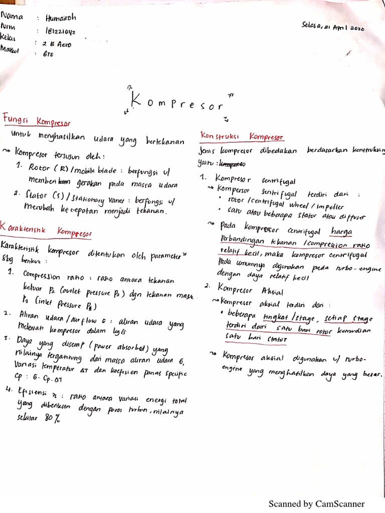 Resume kompresor&CC Humairoh 2baer PDF | PDF