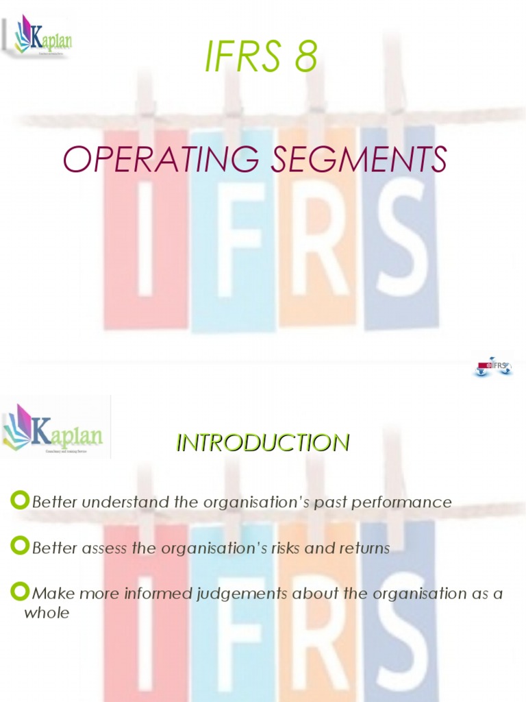 Ifrs 8: Operating Segments | PDF | Financial Statement | Revenue