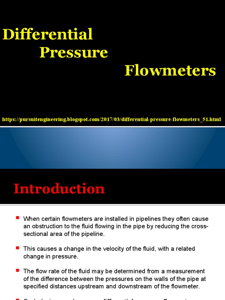 DPT Based Flow Meters | PDF | Flow Measurement | Turbine