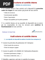 Cours de L'audit Et Controle Interne | PDF | Contrôle interne | Audit