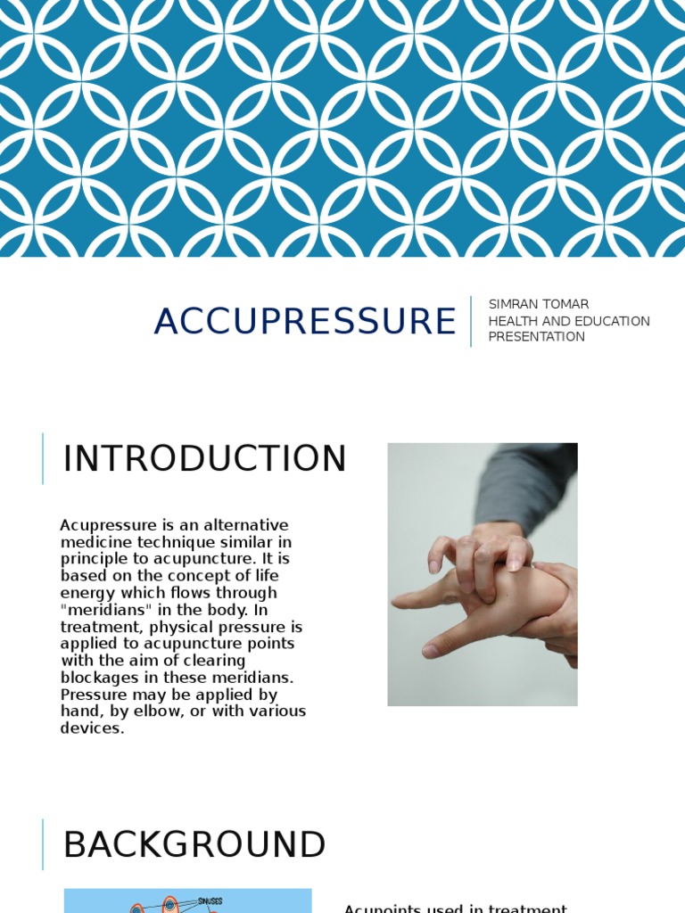 ACCUPRESSURE | PDF | Acupressure | Fringe Science