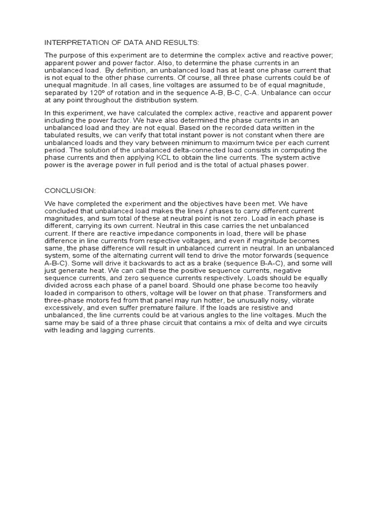 Conclusion Exp 5 | PDF | Electrical Engineering | Electromagnetism