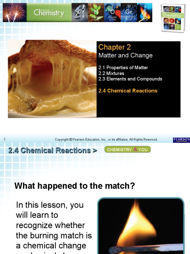 Pearson Chemistry Teaching | PDF | Chemical Substances | Chemistry