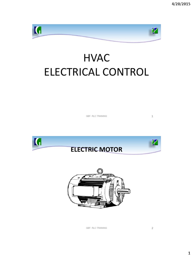 HVAC Electrical Control | Download Free PDF | Transformer | Relay