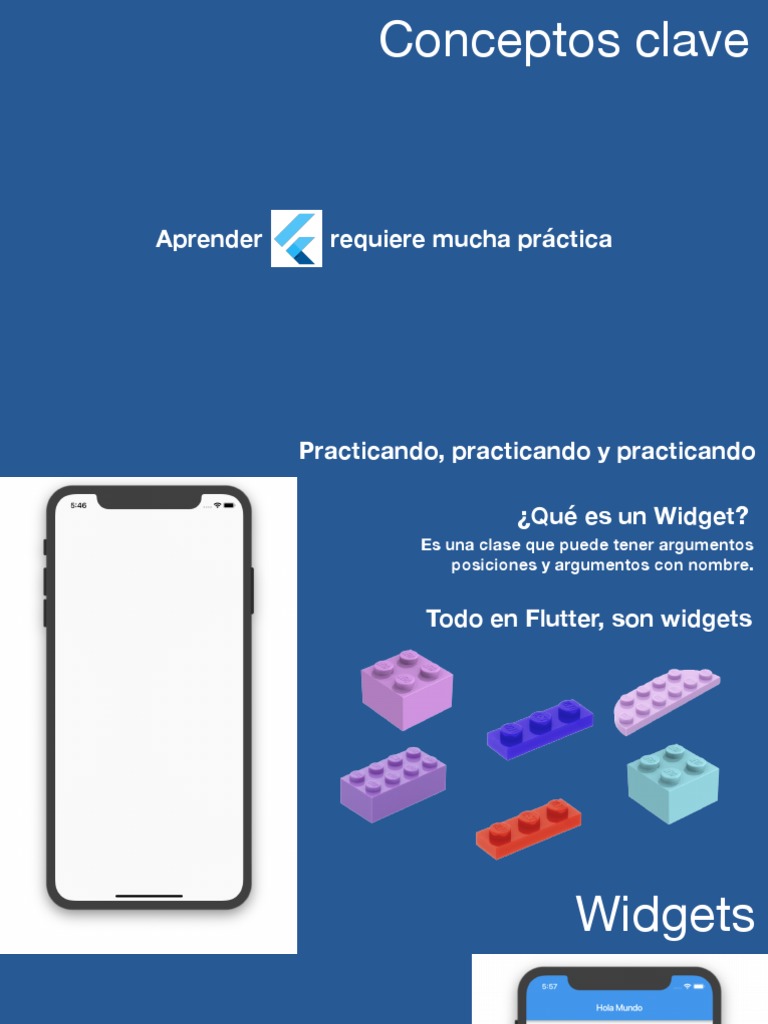 01 Conceptos Fundamentales de Flutter PDF | PDF