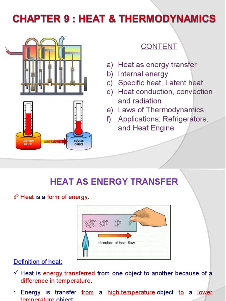 Chapter 9 - Heat Thermodynamics | PDF | Heat | Heat Transfer