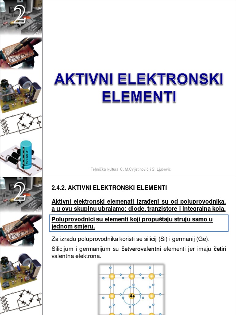 2 - 20 - Aktivni Elektronski Elementi | PDF