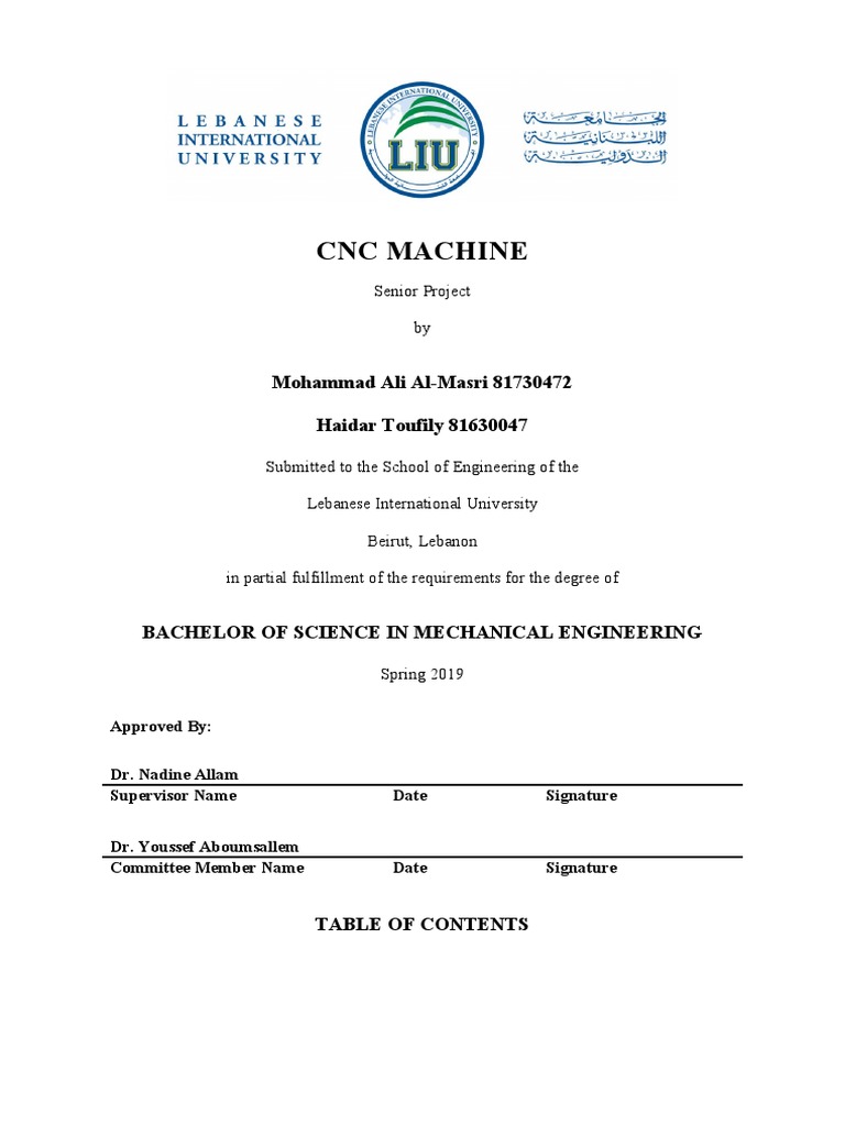 CNC Machine | PDF | Numerical Control | Electric Motor