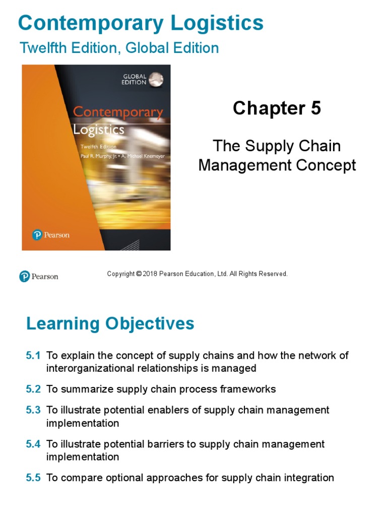 Contemporary Logistics: Twelfth Edition, Global Edition | PDF | Supply ...