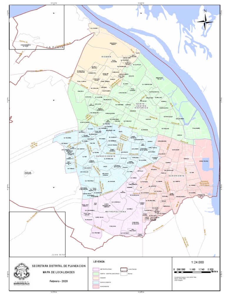 Mapa de Barrios de Barranquilla | PDF