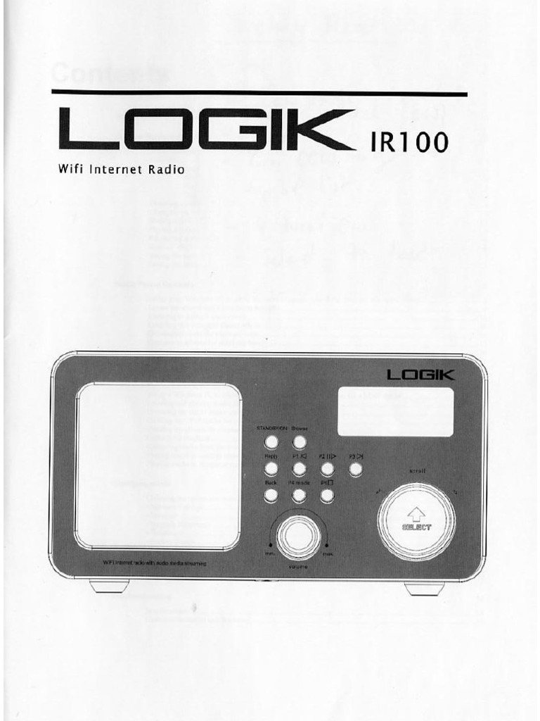 Logik IR100 Instruction Manual | PDF