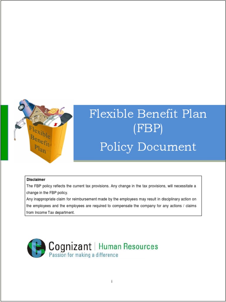 Flexible Benefit Plan (FBP) Policy Document: Disclaimer | Download Free ...