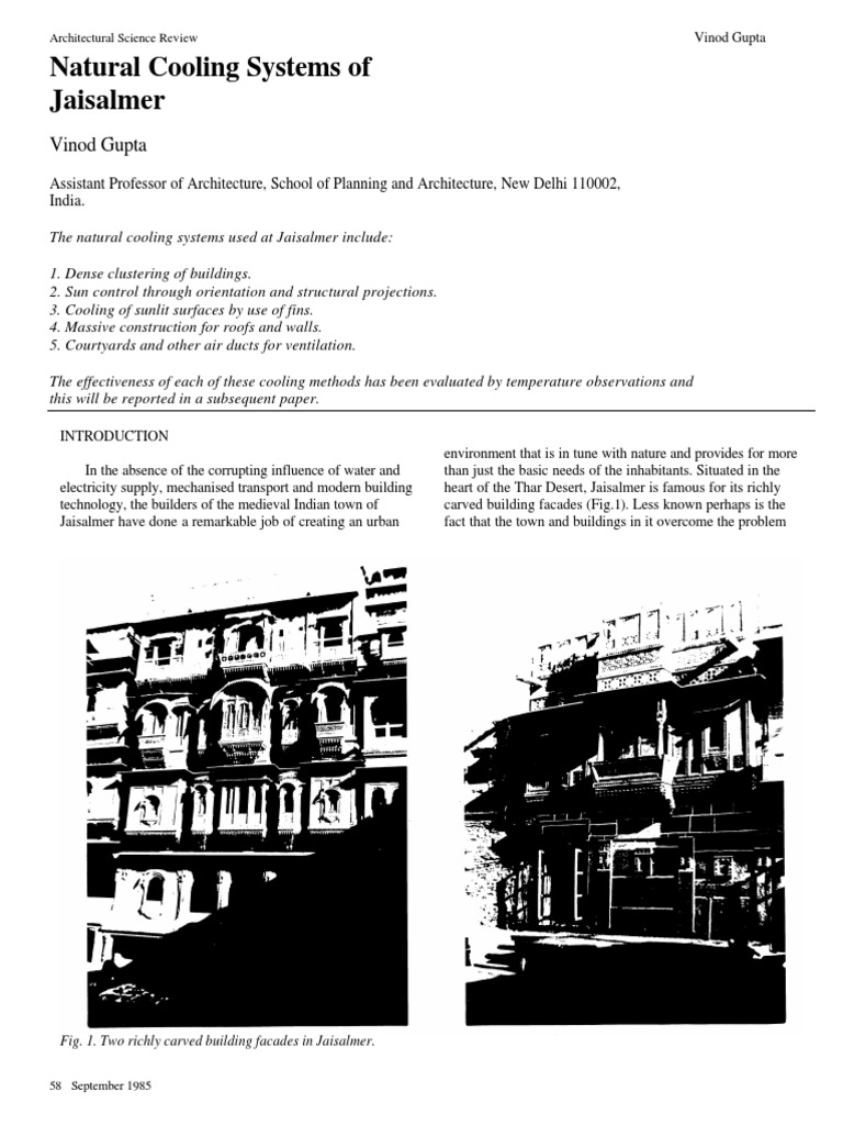 Natural Cooling SOJ-1 | PDF | Heat Transfer | Ventilation (Architecture)