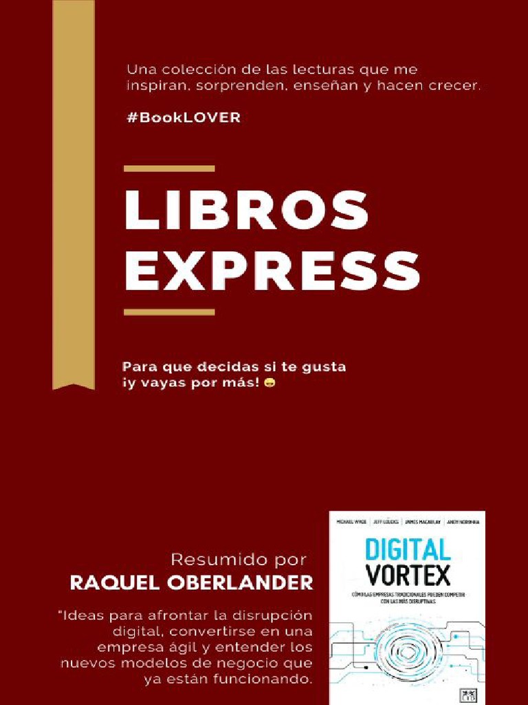 Resumen Libro Digital Vortex | PDF | Empresa de inicio | Pequeñas ...
