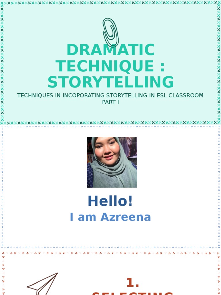 Storytelling Techniques for ESL Classrooms Part I | PDF