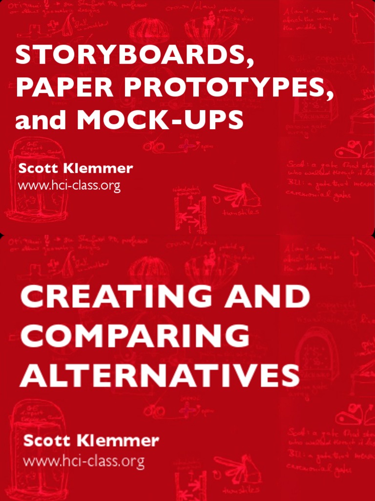 HCI 03 1 PaperPrototypingAndMockups PDF | PDF | Prototype | Simulation