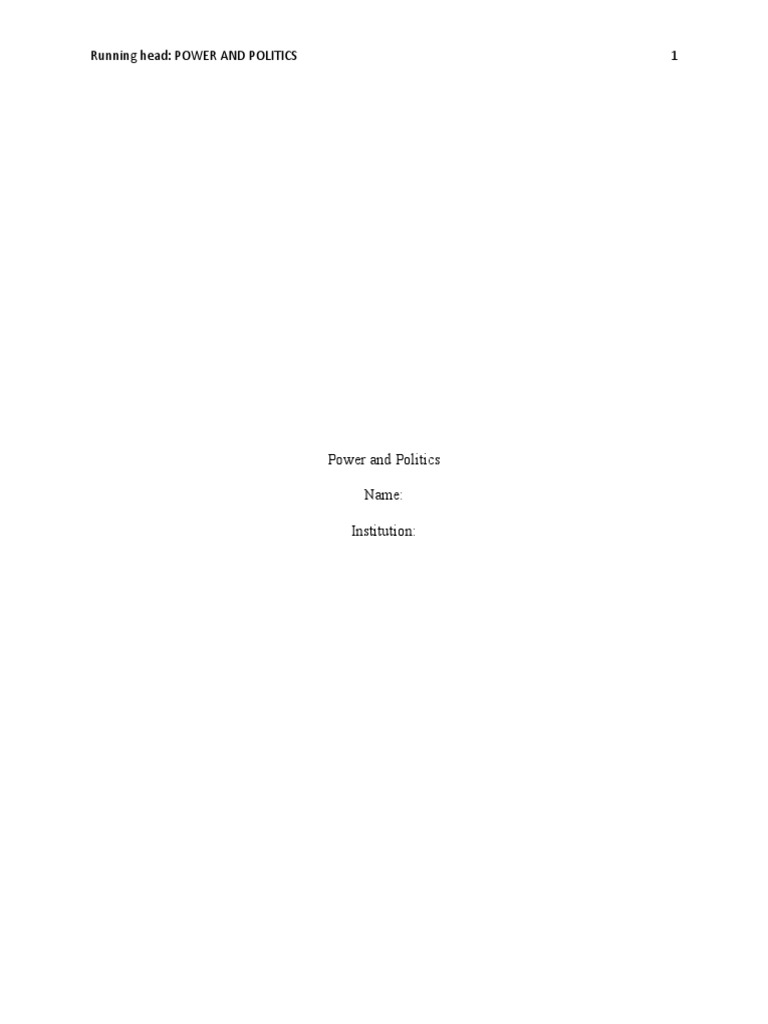 Final Power and Politic1.edited | PDF | Marxism | Intersectionality