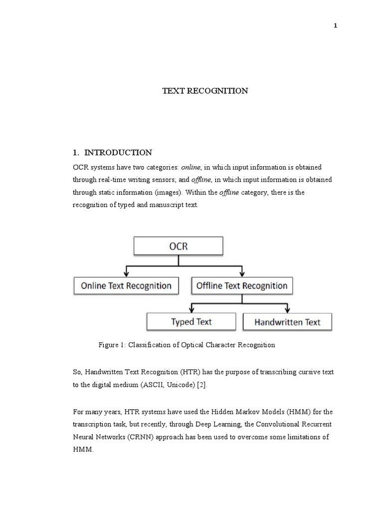 Text Recognition | PDF | Optical Character Recognition | Artificial ...