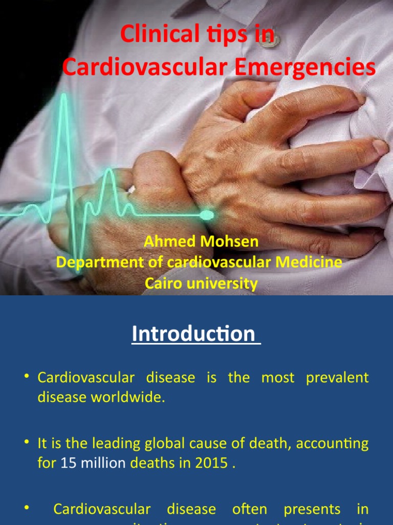 Clinical Tips in Cardiovascular Emergencies | PDF | Myocardial ...