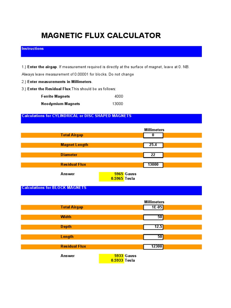 Another Flux Calculator | PDF