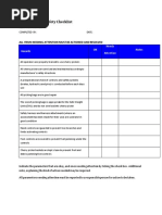 RPE Monthly Inspection Checklist | PDF | Occupational Safety And Health ...